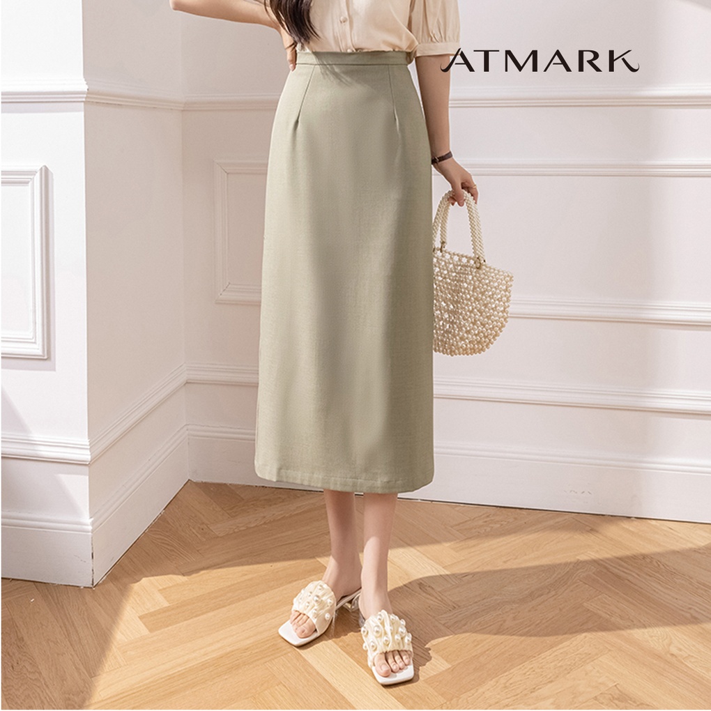 ATMARK 심플슬릿롱스커트_AA36SK005G- 이랜드몰