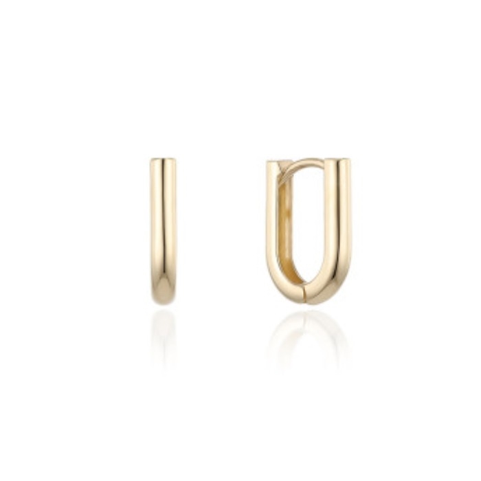 로이드 14k U스퀘어 원터치 귀걸이 LOFM3080- 이랜드몰