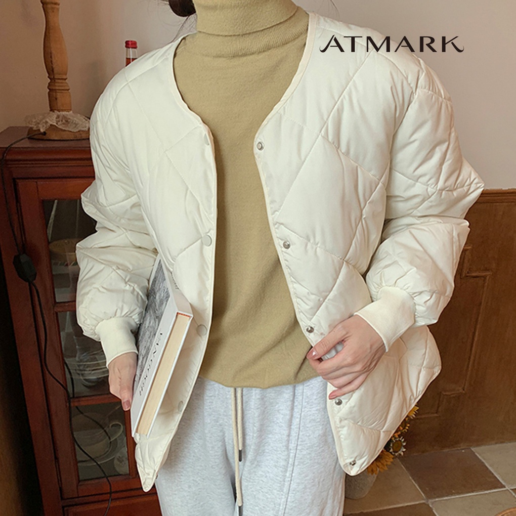 ATMARK (77까지)경량다이아패딩_AA39PD007G- 이랜드몰