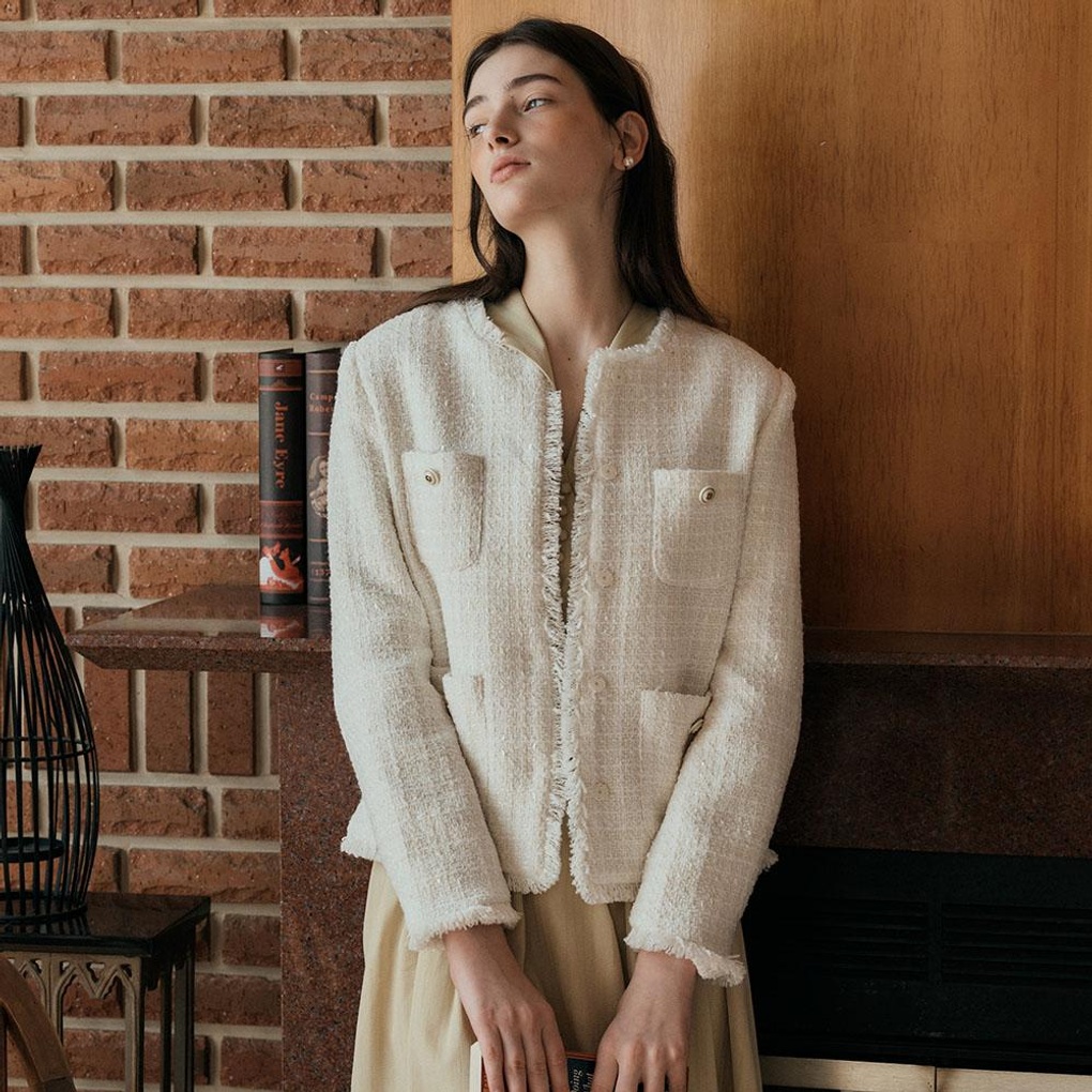 PM_Classic boucle tweed jacket- 이랜드몰