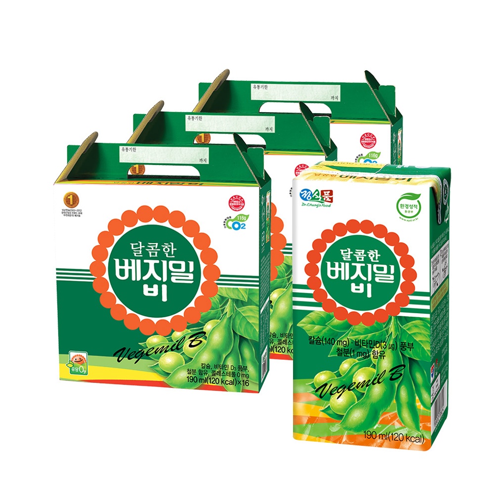 달콤한 베지밀 B(비) 190mlx48팩- 이랜드몰