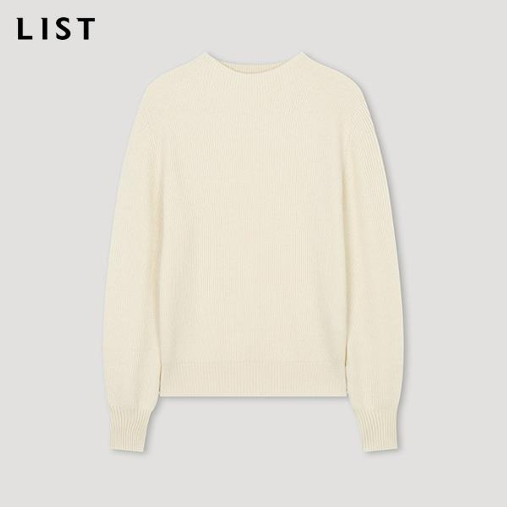 울 모크넥 니트 풀오버_TSKPON82760_CR- 이랜드몰