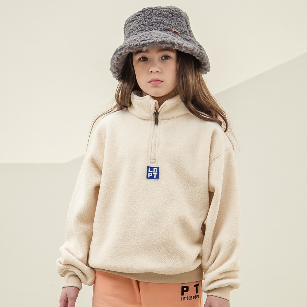 LDPT 플리스 아노락 하프집업 Beige- 이랜드몰