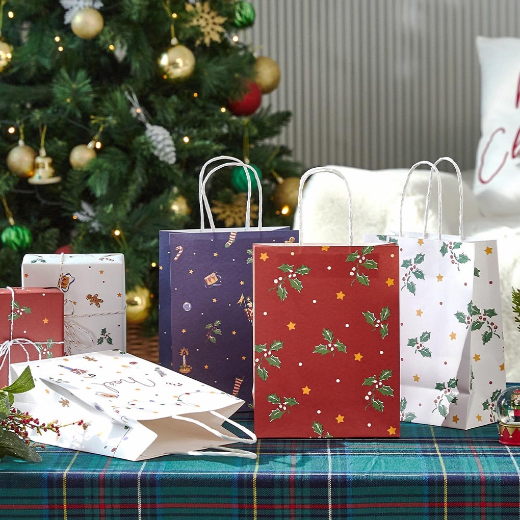 크리스마스 기프트 쇼핑백S 4P_AE9123008- KIDIKIDI