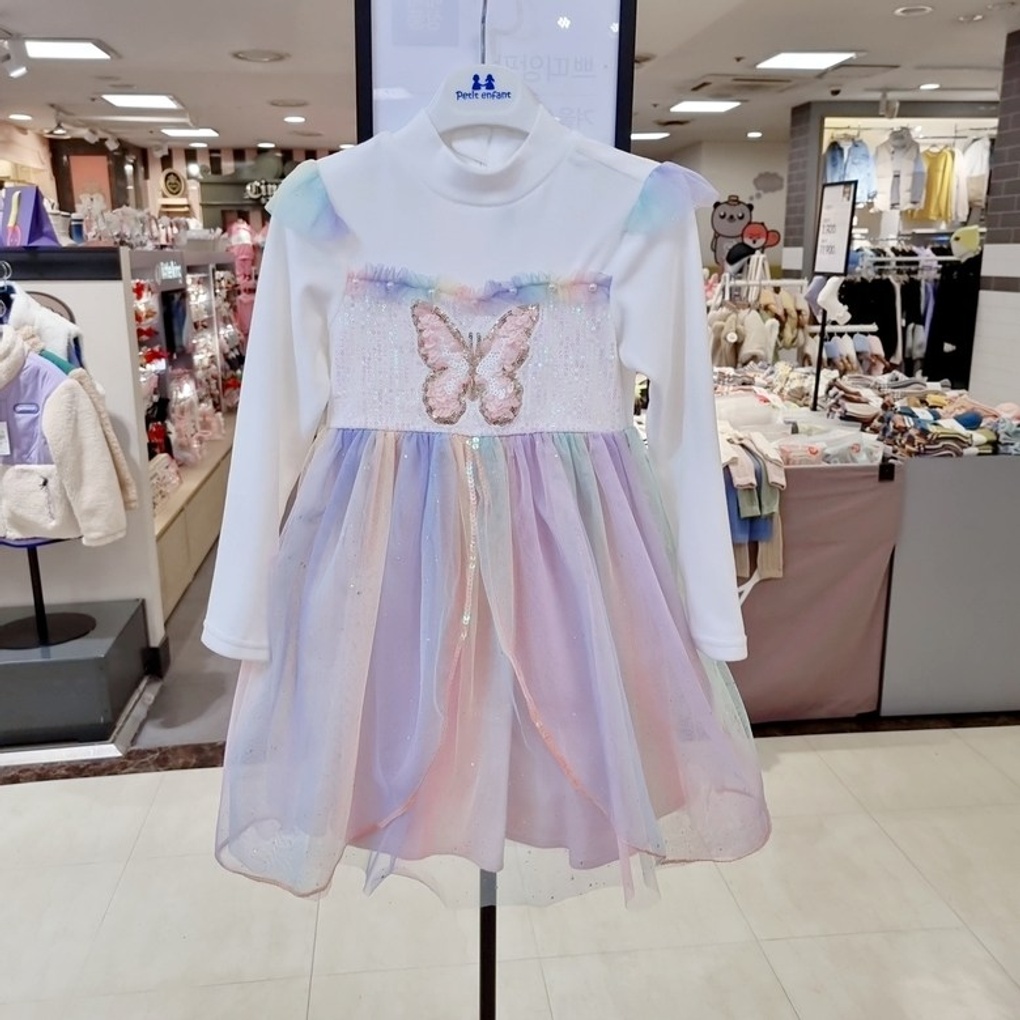 쁘띠앙팡 산본점 @22년겨울신상@ 스노다즐링원피스 PCV75GOP106 IV- 이랜드몰