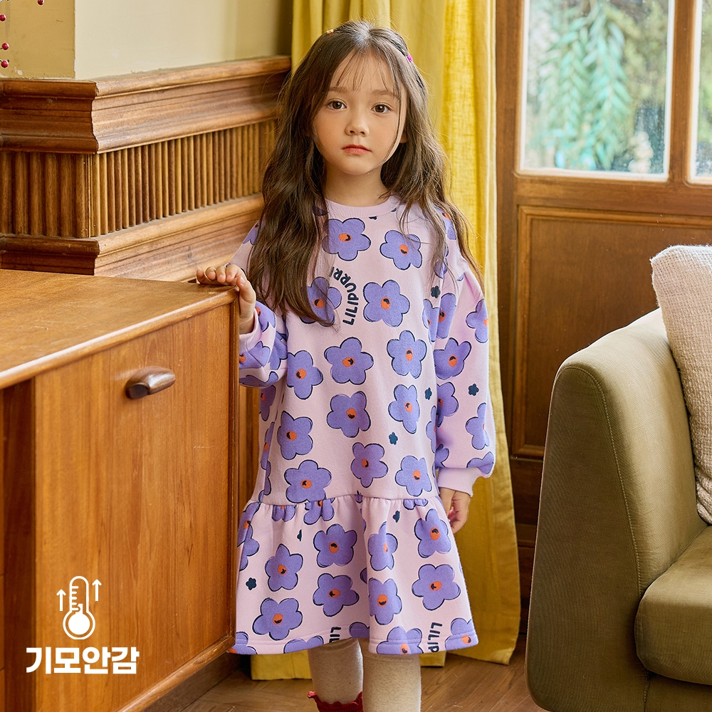 빅플라워기모원피스(바이올렛)- KIDIKIDI