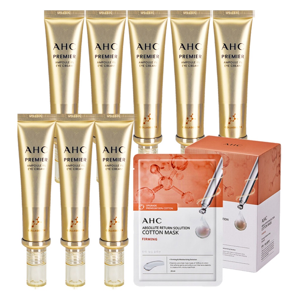 AHC 아이크림 시즌 11 프리미어 앰플인 40ml 8개+퍼밍 마스크팩 25매- 이랜드몰