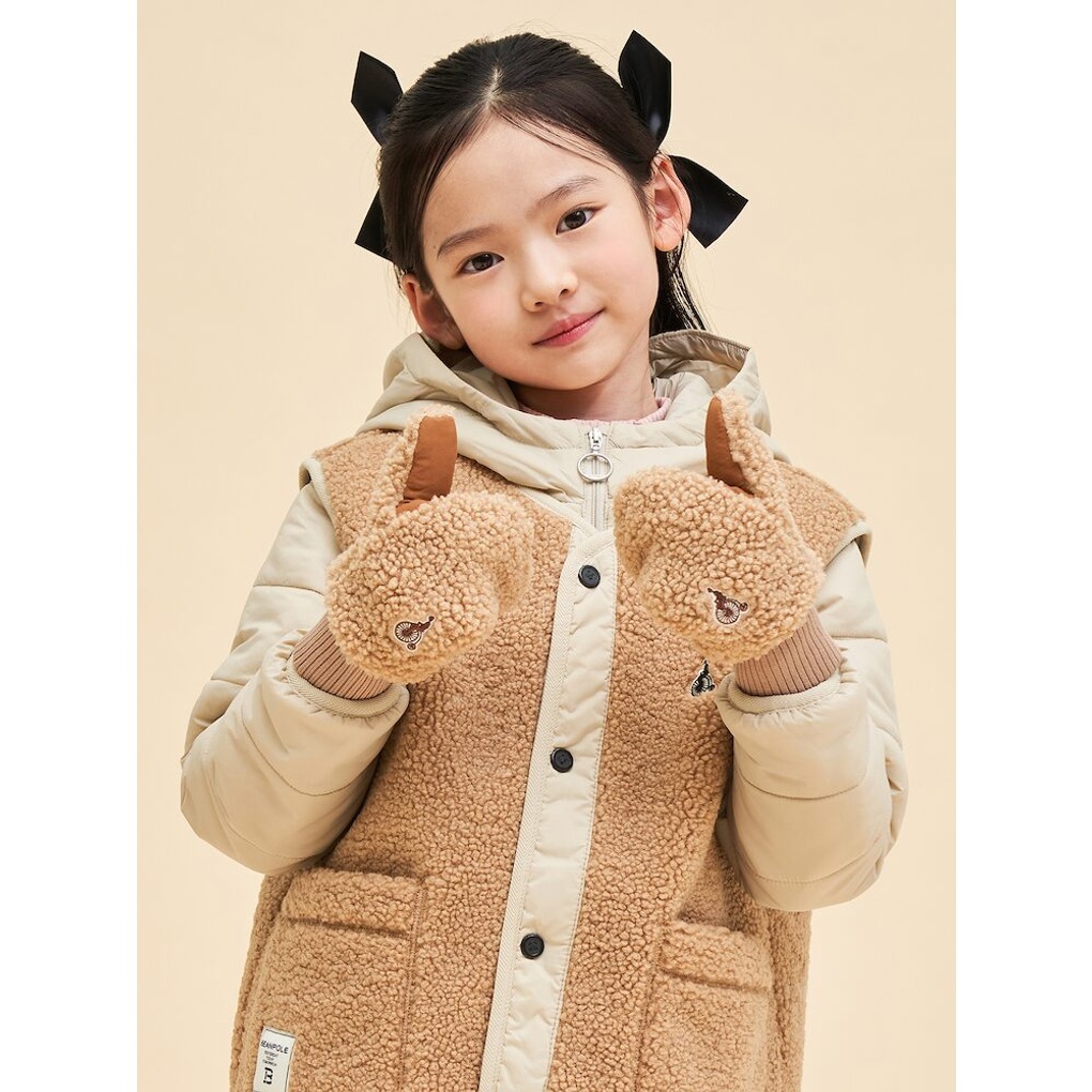 [BEANPOLE KIDS] 보아 플리스 장갑 베이지 (BI3X87U01A)- 이랜드몰