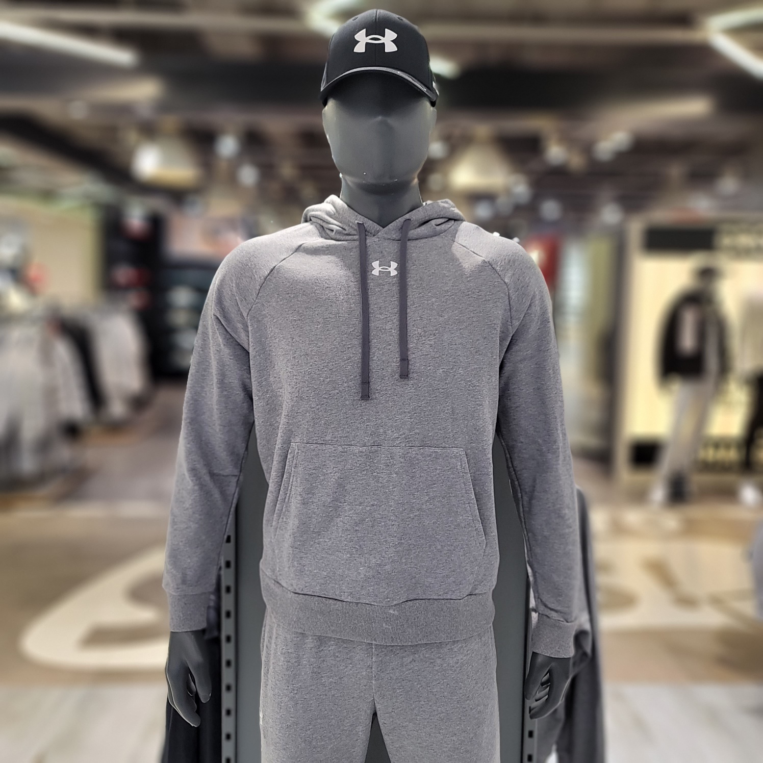 언더아머 남성 UA 라이벌 플리스 후드티셔츠 1379757-025_강남점- 이랜드몰