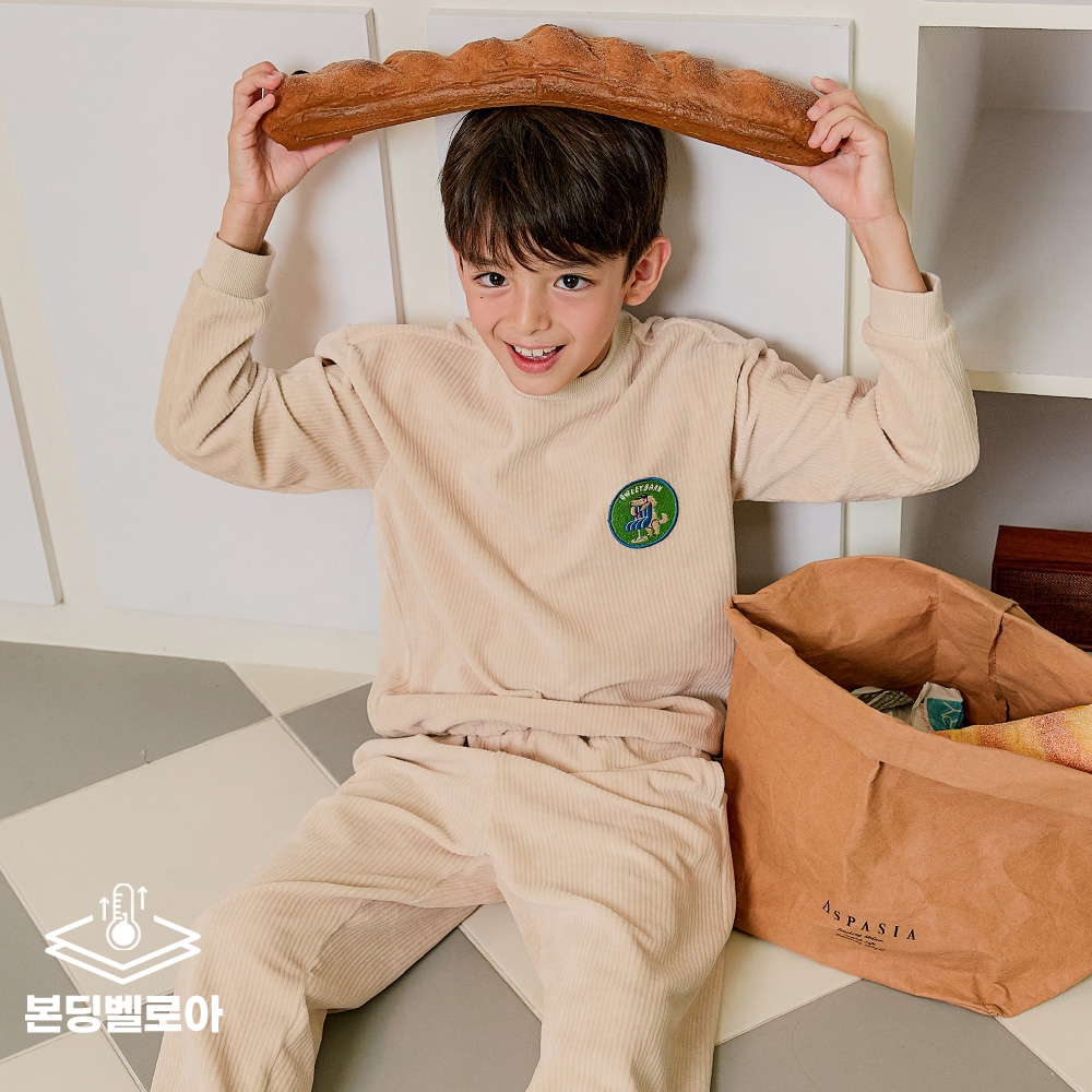 트랜디왕골벨로아상하복(베이지)- KIDIKIDI