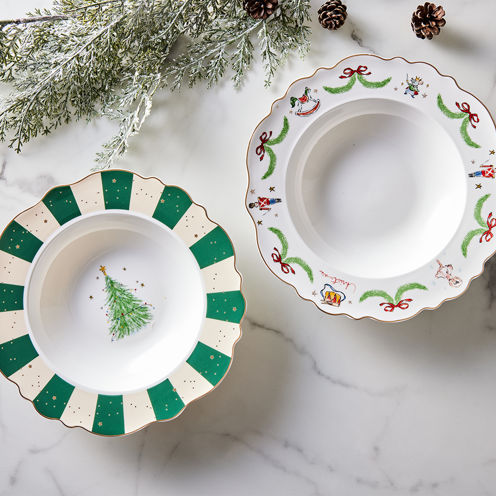 [SET/단독구성] 윈터카니발 파스타볼 세트(그린2P+레드2P)_CA24SET003- 이랜드몰