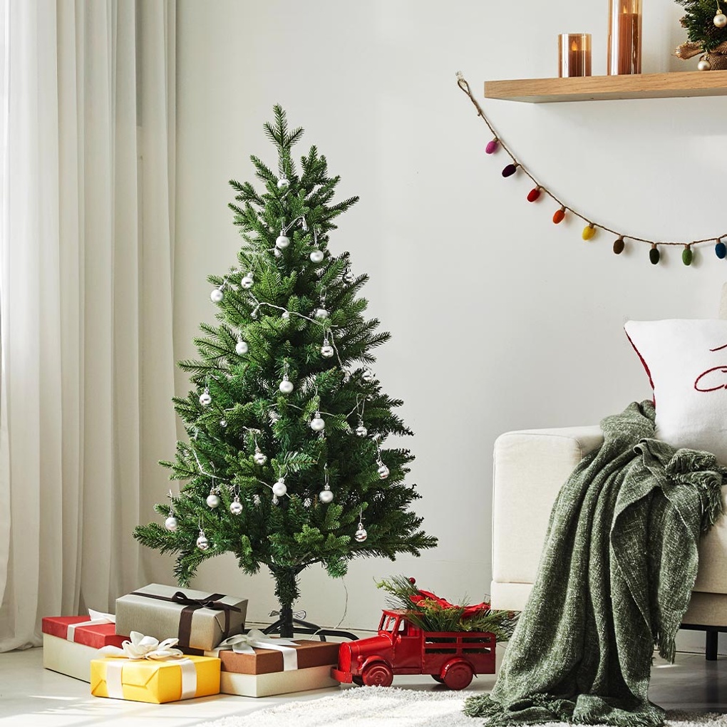 반짝이는 투톤 크리스마스 미니볼 24P세트 실버 3CM_XG0223005- 모던하우스