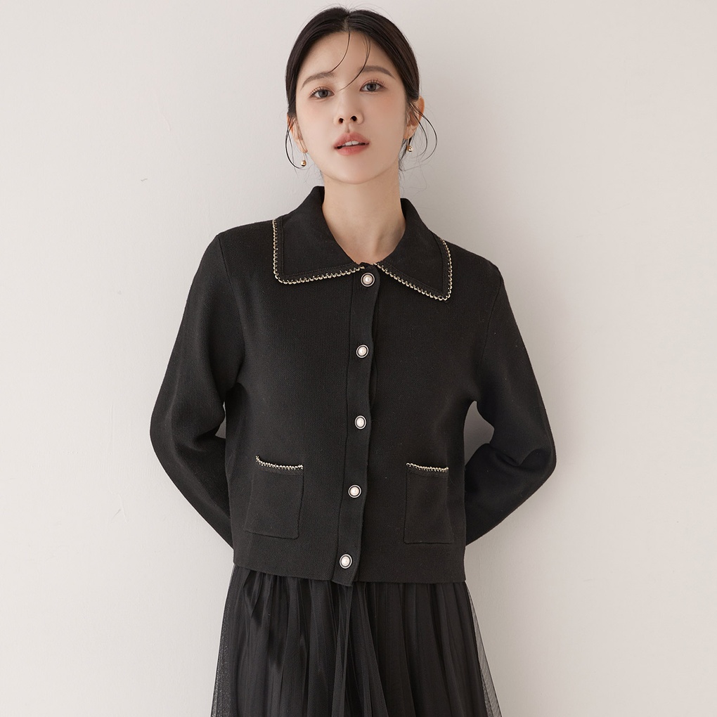 변형배색 카라 가디건(2colors)_RMCKD4TRT1- 이랜드몰