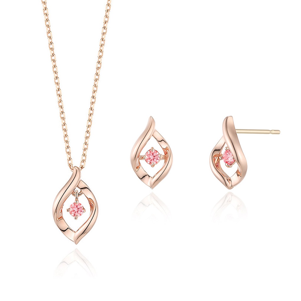 로이드 14,18k L-DIAMOND 로즈핑크 페탈 세트 LNF23002D_쇼핑점- 이랜드몰