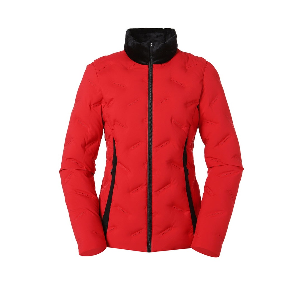 여성 JDX 도트 패턴 포인트 파이어샷 웰딩 덕 다운 점퍼 X1WDT8134RE- 이랜드몰