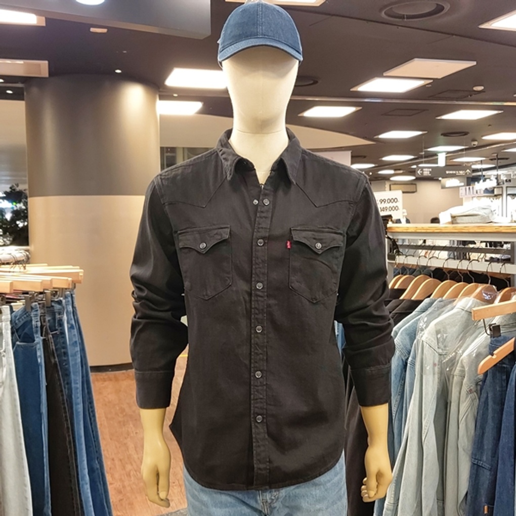 Levi's 남성 웨스턴 블랙 데님 셔츠 85744-0002(BK)- 이랜드몰