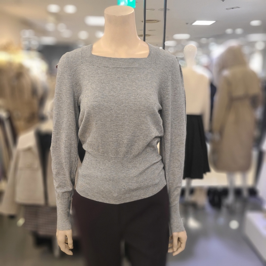 [JJ지고트] 스퀘어넥 골지 플오버 니트GMBR1PO31- 이랜드몰