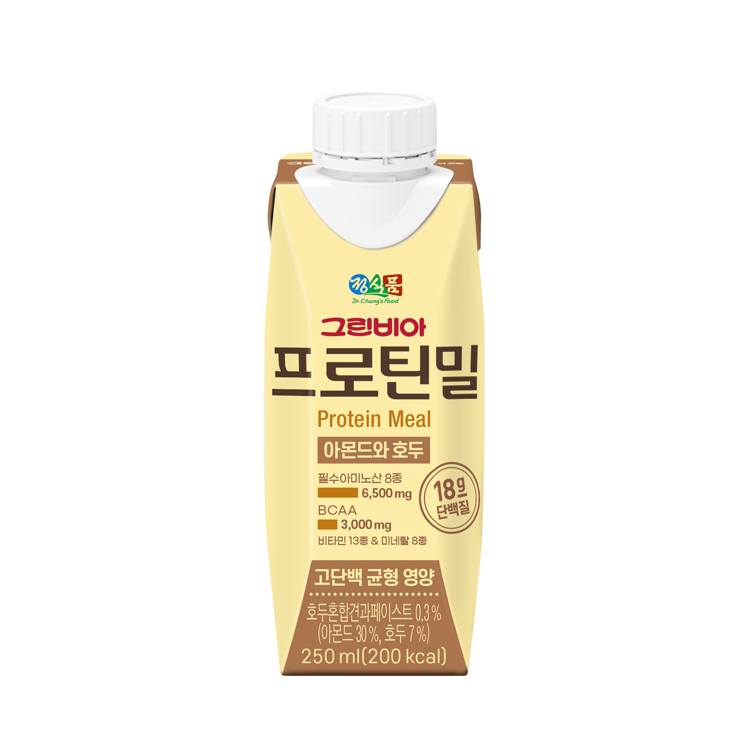 그린비아 프로틴밀 아몬드와 호두 250ml x 18팩- 이랜드몰