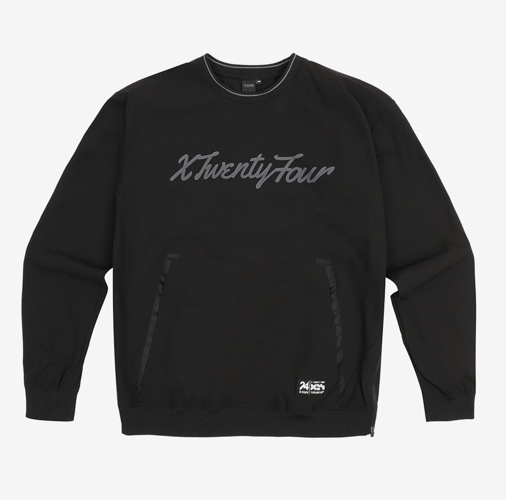 남성 JDX 로고 포인트 고신축 아노락 티셔츠 X4WJU1123BK- 이랜드몰