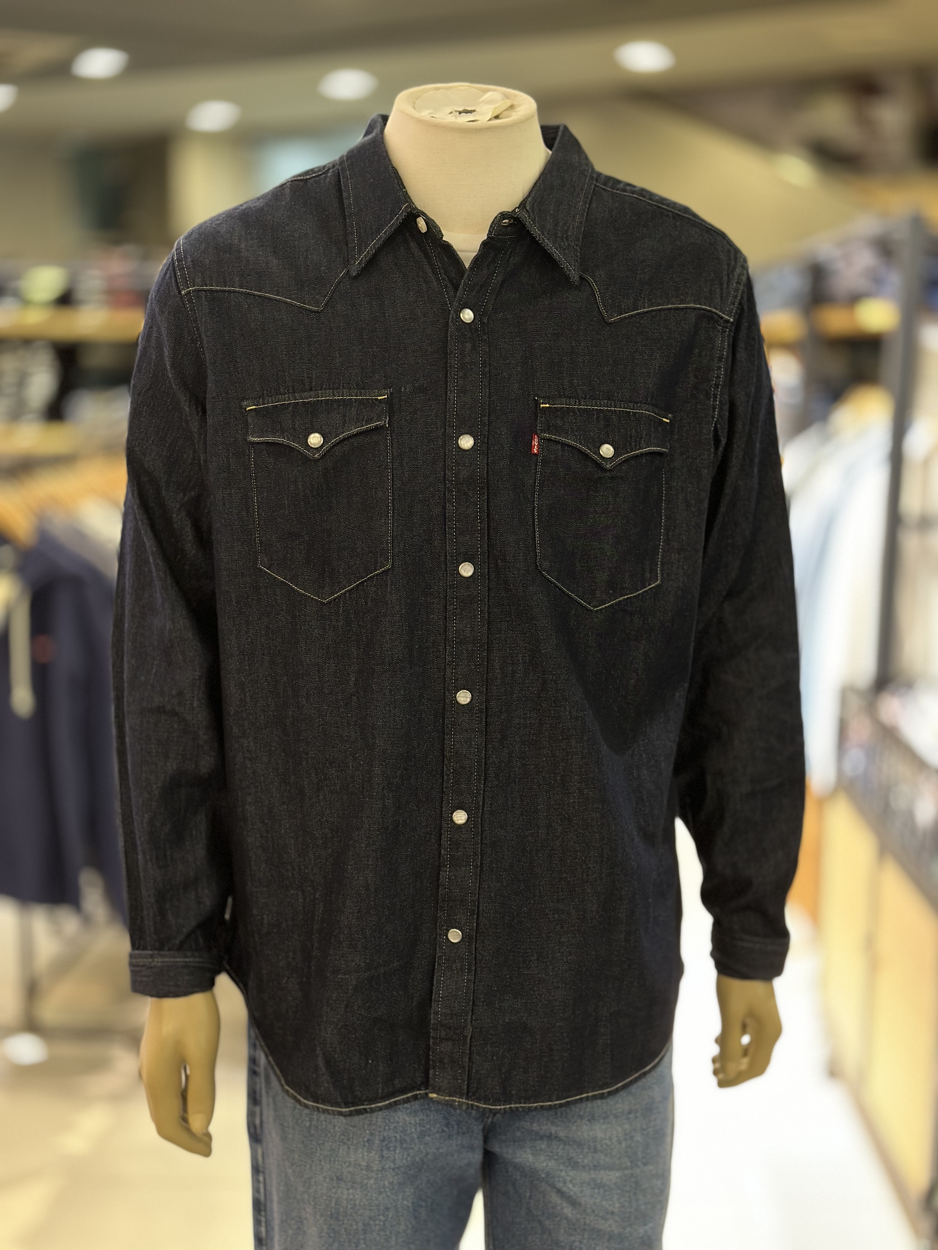 리바이스 Levis 남성 클래식 웨스턴 데님셔츠 진청 셔츠 85745-0002- 이랜드몰