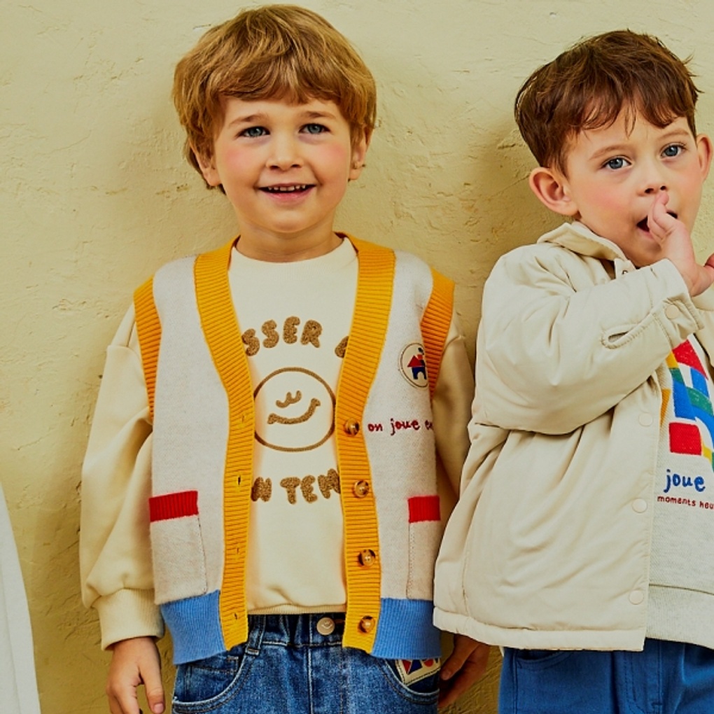 밀리 도형 자카드 조끼 MLVK24S2A_중앙로역점- 이랜드몰