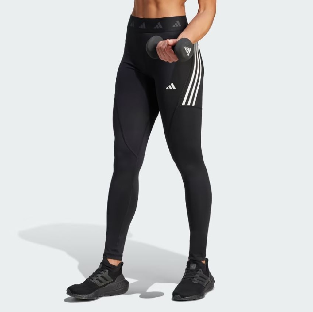 [아디다스] 테크핏 하이퍼글램 풀렝스 레깅스 (HY4146) 타이트핏 블랙- 이랜드몰
