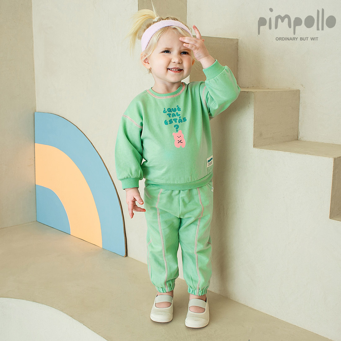 [삠뽀요] 파스텔상하복- KIDIKIDI