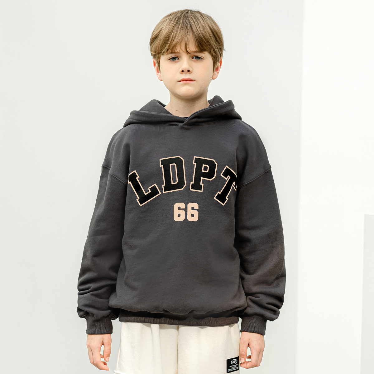LDPT 로고 후드 티셔츠 Dgrey- 이랜드몰
