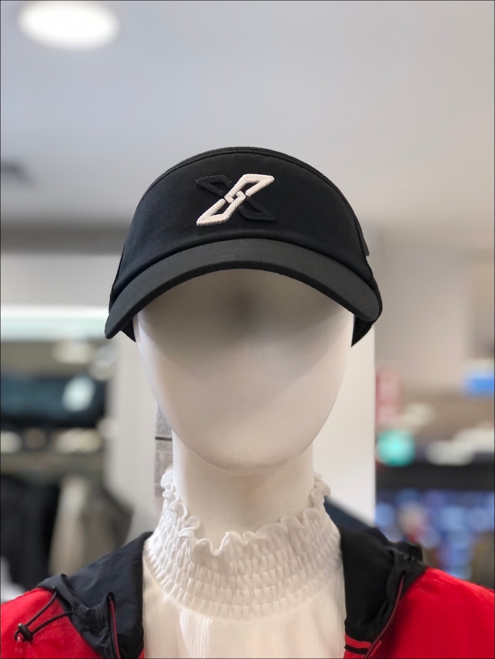 JDX 여성봄 체인 볼륨자수 썬바이저(X1CPV5902) BK- 이랜드몰