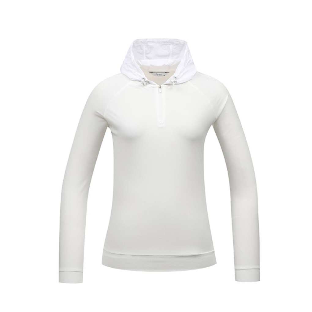 링스골프 [24SS]여성 후드배색 포인트 이너 티셔츠 L21D1TR254_WH- 이랜드몰