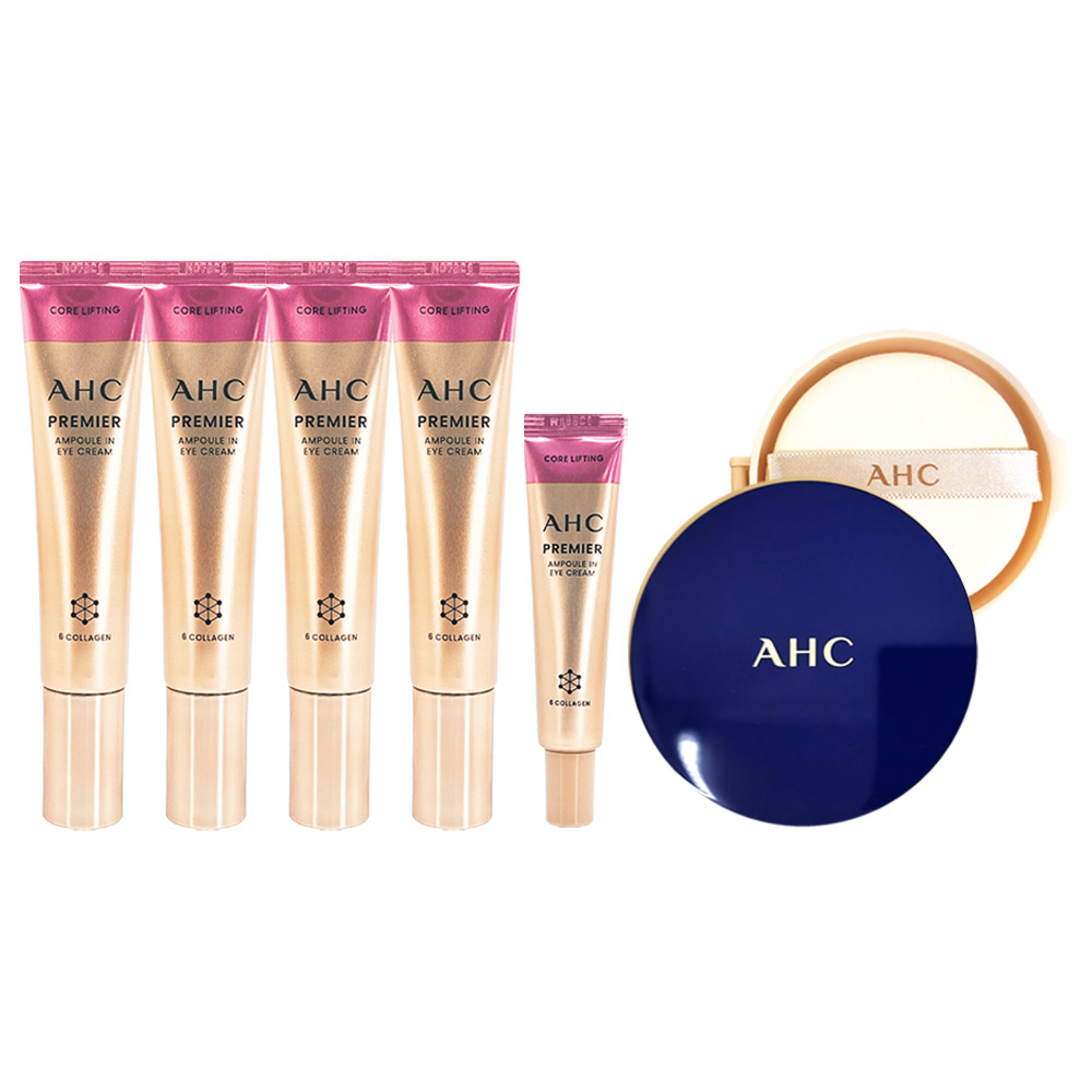 AHC 아이크림 시즌 12 프리미어 앰플인 40ml 4개+12ml+로얄셀쿠션본품리필- 이랜드몰