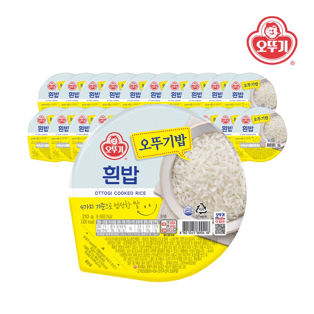 [오뚜기] 맛있는 오뚜기밥 210g x 24개(1박스)- 이랜드몰