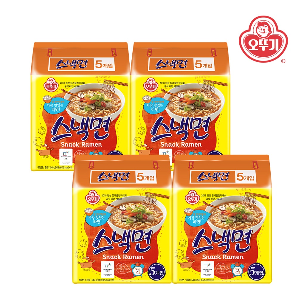[오뚜기] 스낵면 멀티팩 (108gx5) x 4개/20봉- 이랜드몰