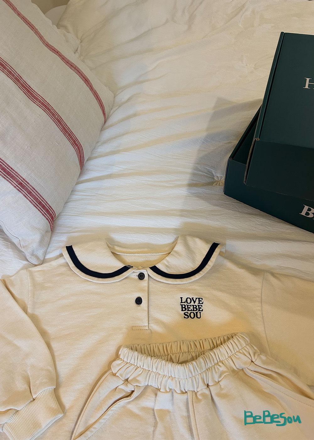 [자체제작/기획] 럽세라3종SET(맨투맨+조거팬츠+반바지)- KIDIKIDI