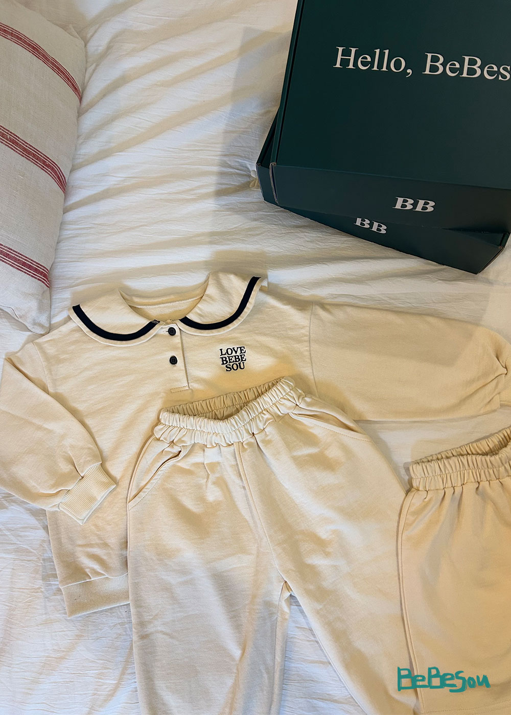 [자체제작/기획] 럽세라3종SET(맨투맨+조거팬츠+반바지)- KIDIKIDI