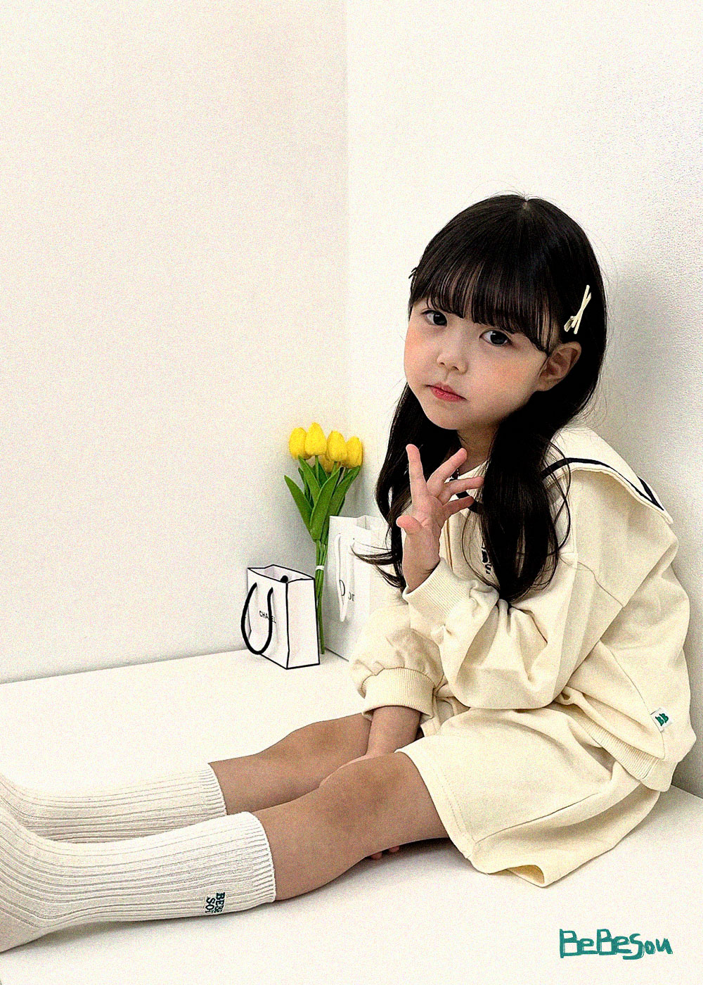 [자체제작/기획] 럽세라3종SET(맨투맨+조거팬츠+반바지)- KIDIKIDI