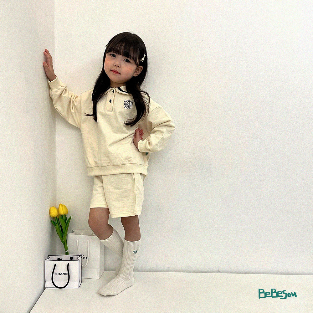 [자체제작/기획] 럽세라3종SET(맨투맨+조거팬츠+반바지)- KIDIKIDI