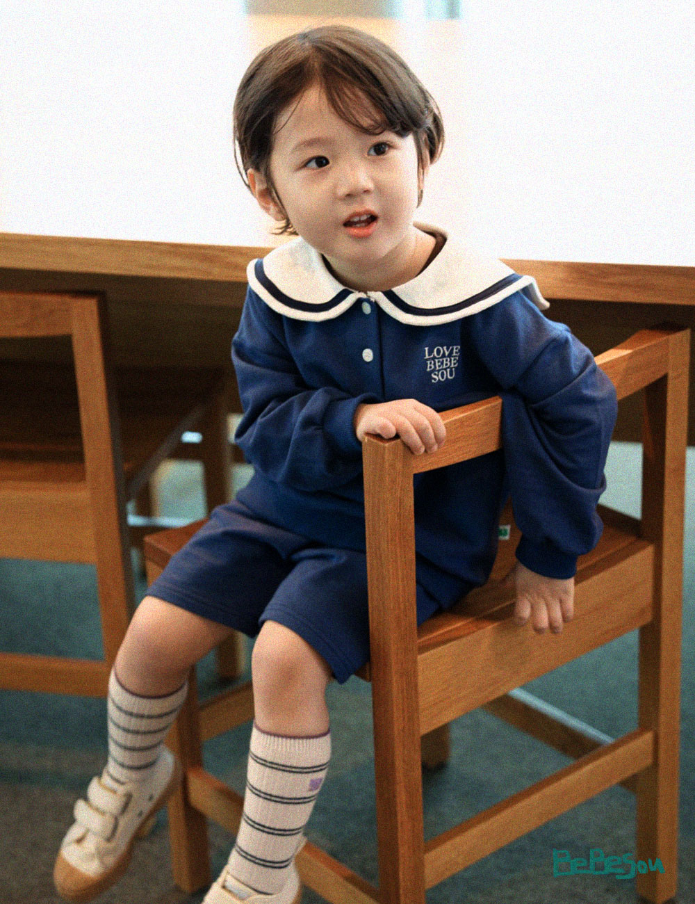 [자체제작/기획] 럽세라3종SET(맨투맨+조거팬츠+반바지)- KIDIKIDI