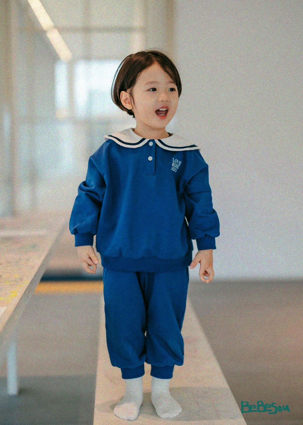 [자체제작/기획] 럽세라3종SET(맨투맨+조거팬츠+반바지)- KIDIKIDI