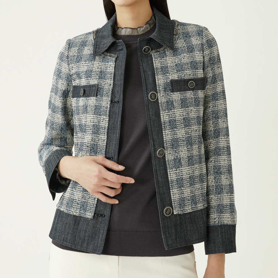 데님프린트 캐주얼자켓 VOCFUYS2111- 이랜드몰