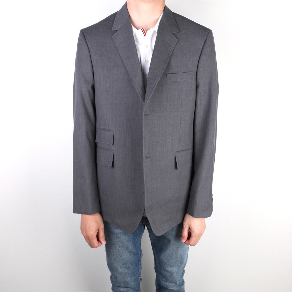 [톰브라운] 싱글벤트 울 블레이저 미드그레이 MJC328A- 이랜드몰