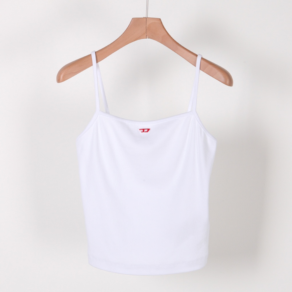 [디젤] 23FW T-HOP-D 로고 탱크탑 화이트 A05107 0EJAI 100- 이랜드몰