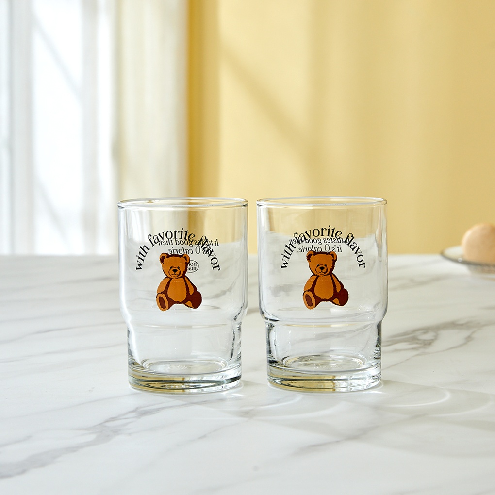 베어브런치 데일리 스택 유리컵 2P세트_245ml_GA6124003- 이랜드몰