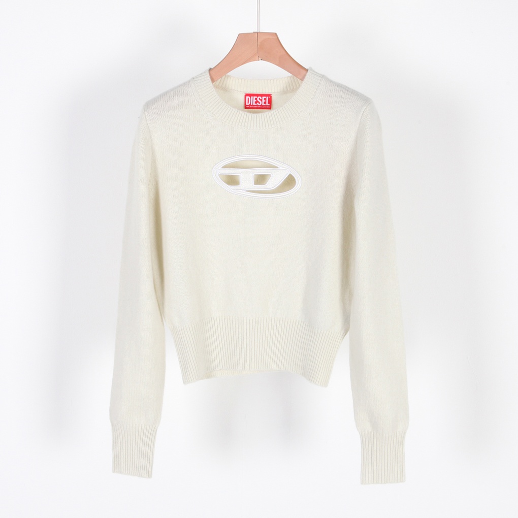 [디젤] 여성 23FW M-AREESA 캐시미어 블렌드 니트 화이트 A06712- 이랜드몰