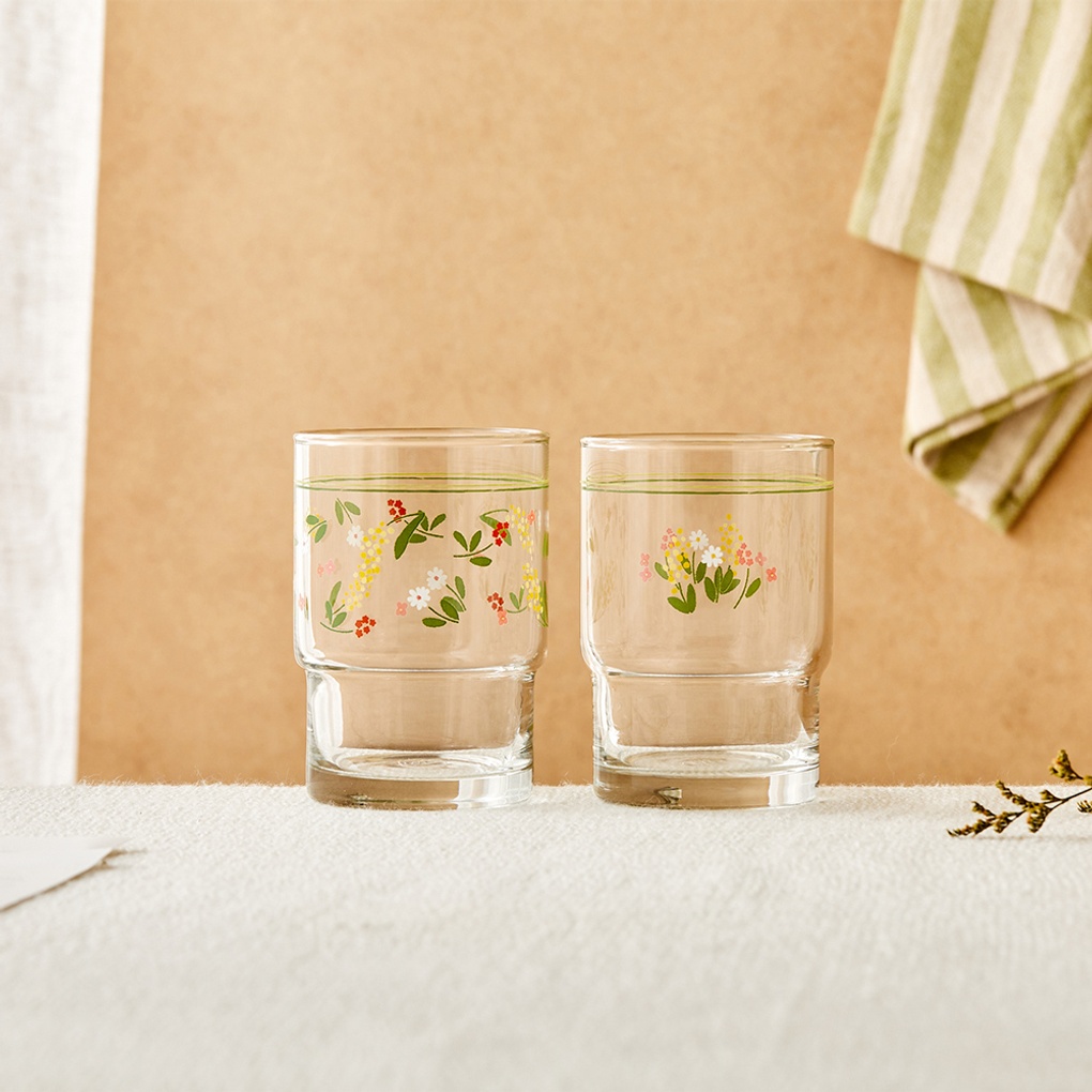 L 미모사 유리컵 2P SET_NK2424003- 이랜드몰
