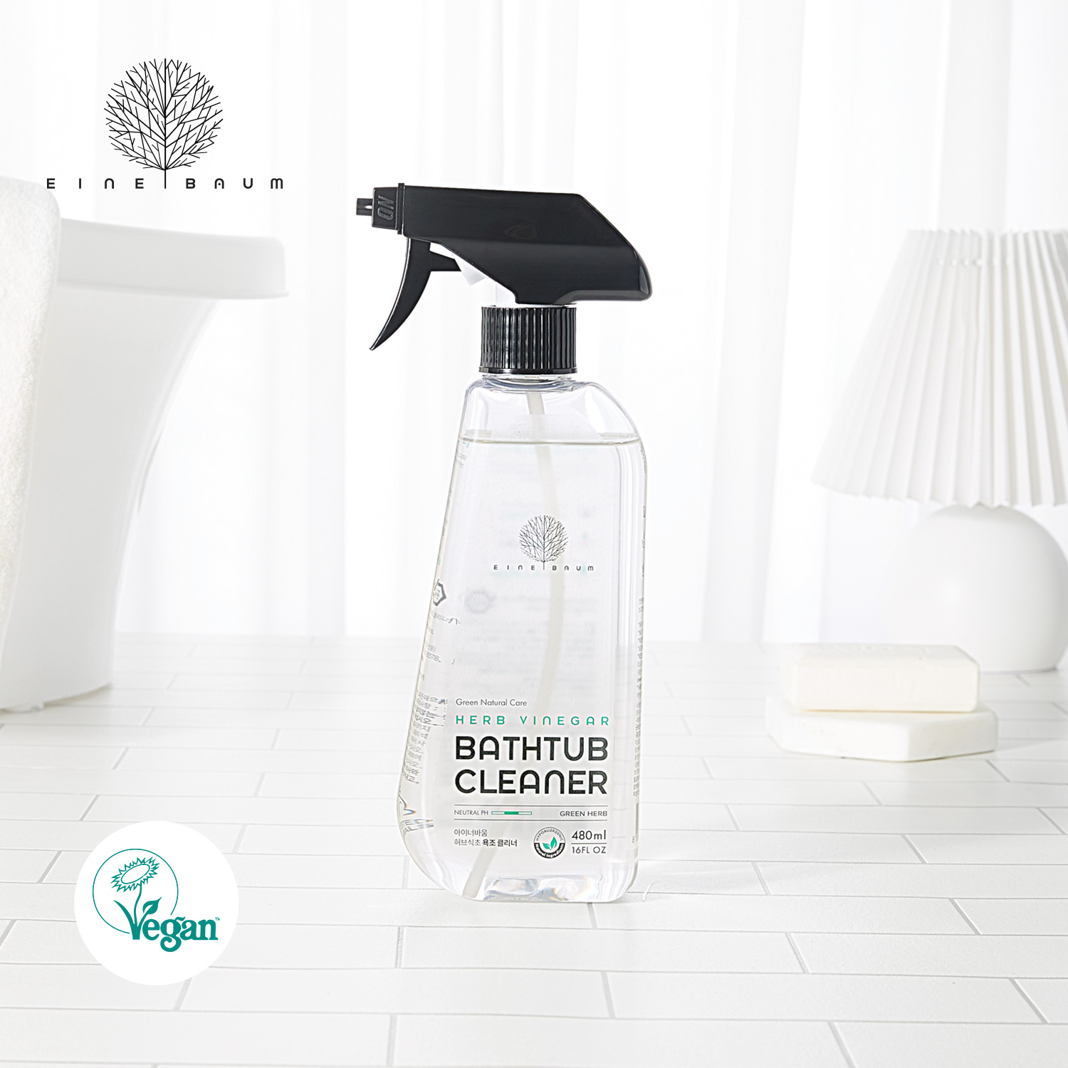 비건인증 아기 욕조클리너 세정제 99.9%향균 480ml- 이랜드몰