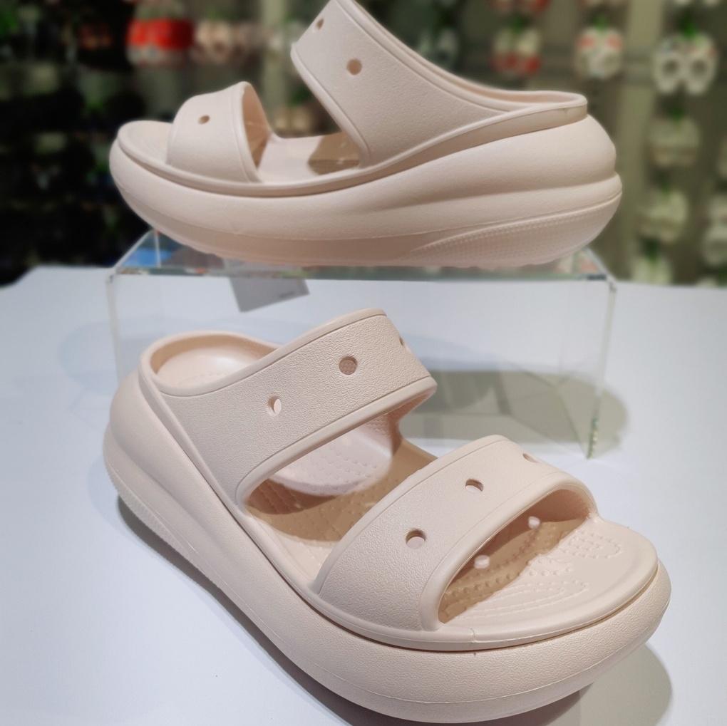 크러쉬 샌들 콰츠 연핑크 207670-6UR 키높이 여성 웨지샌들 웨지슬리퍼- 이랜드몰