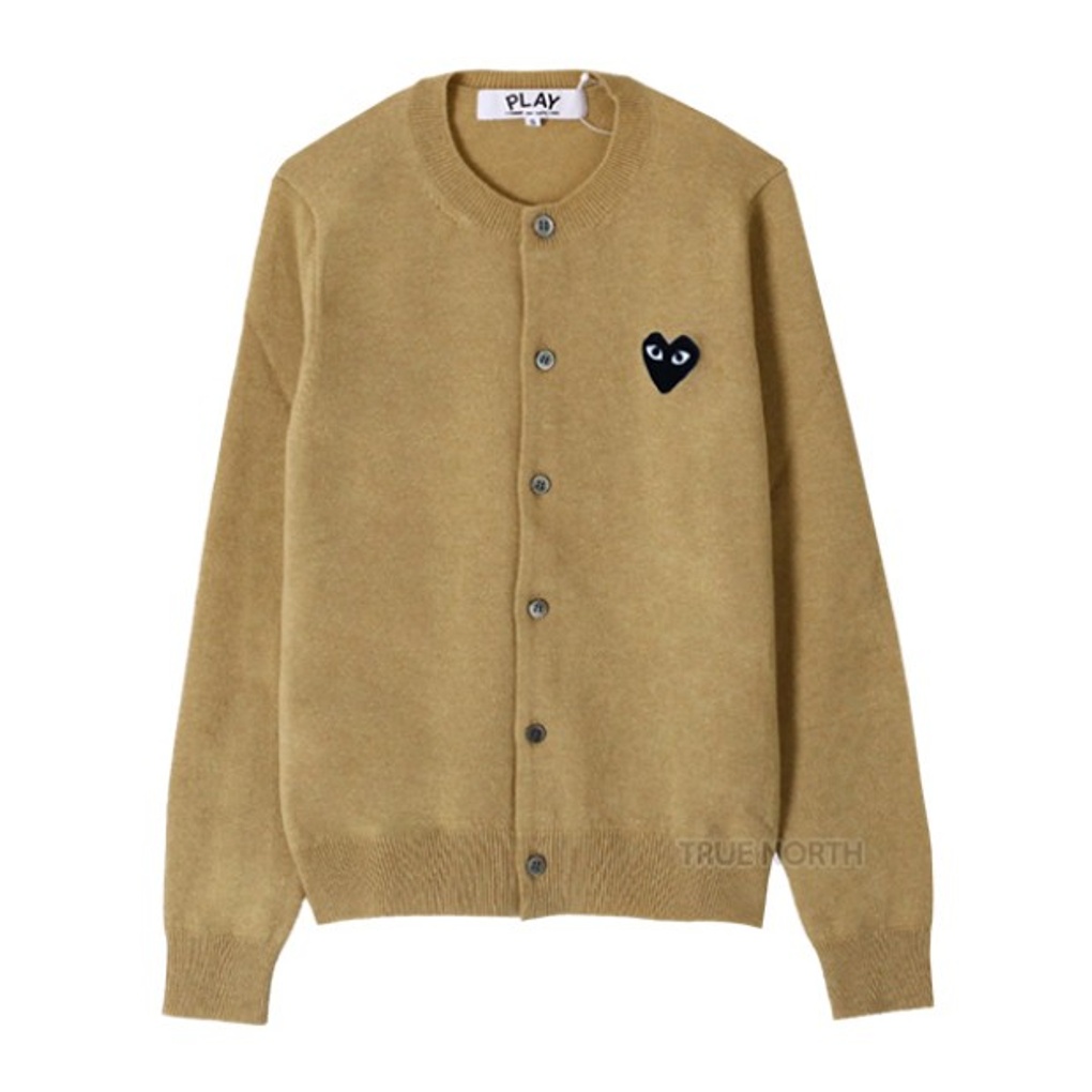 [꼼데가르송] 24SS 여성 AZ-N023-051-3 블랙 하트 와펜 가디건 (P1N023- 이랜드몰