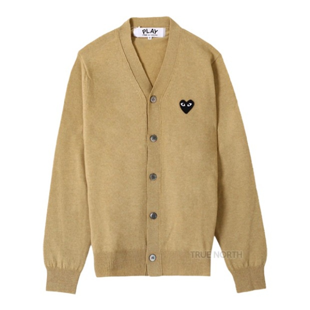 [꼼데가르송] 24SS 남성 AZ-N024-051-3 블랙 하트 와펜 가디건 (P1N024- 이랜드몰