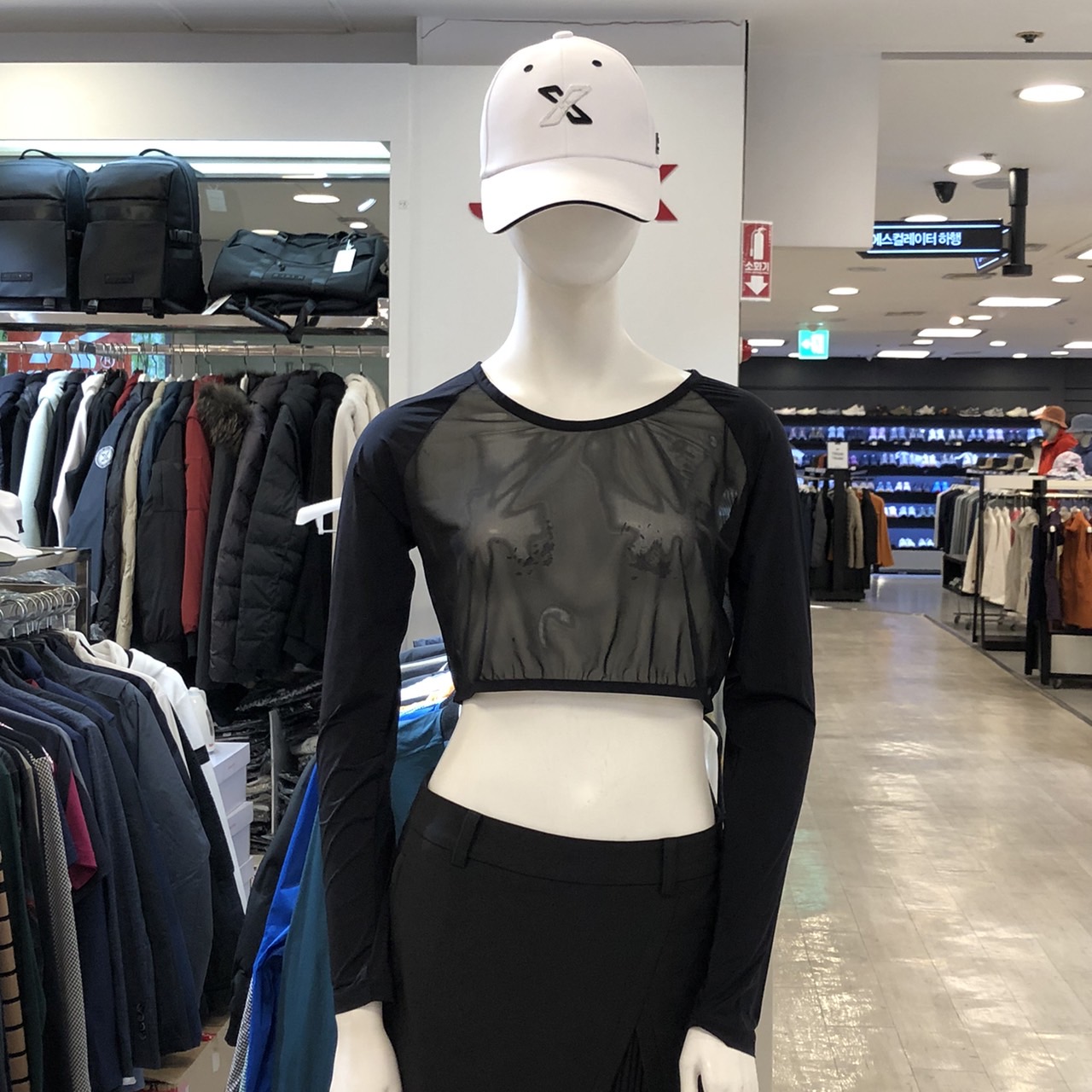 JDX여성여름 냉감 메쉬 볼레로 베이스 레이어(X2TLU6454) BK- 이랜드몰